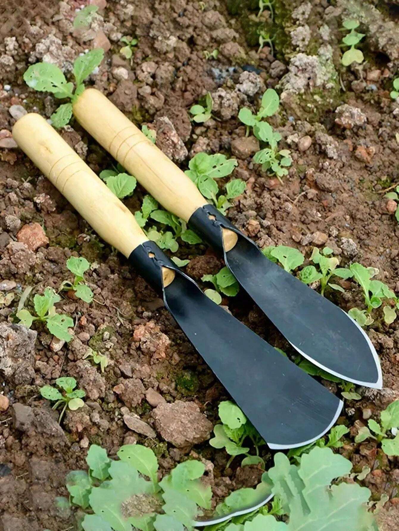 Pala de jardín de acero de manganeso multifuncional, pala plana, pala ...