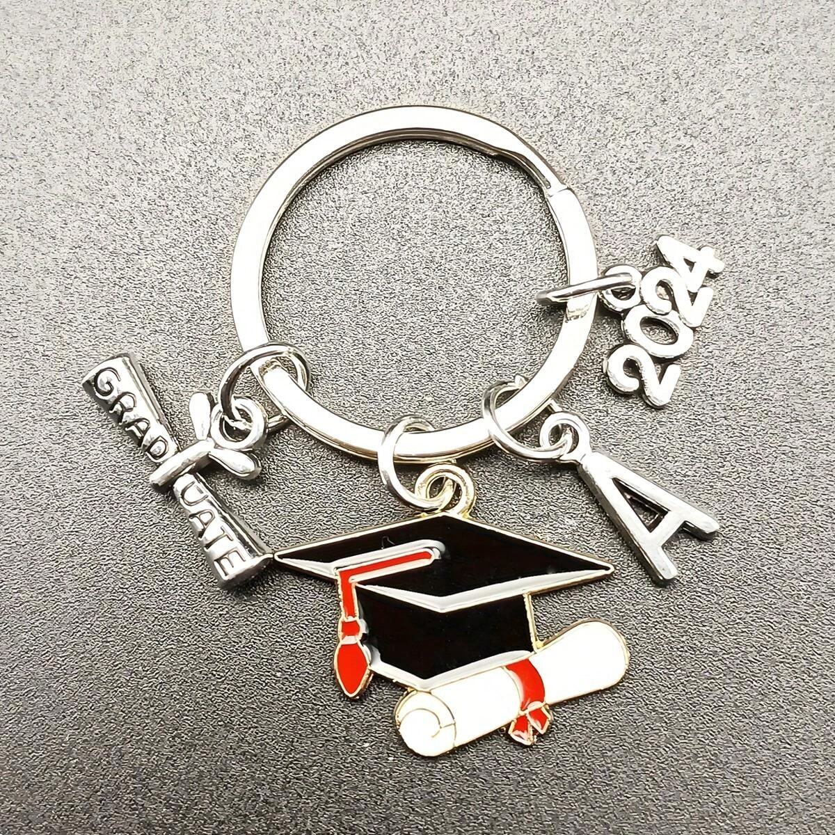 2024 Graduation Doctoral Hat Graduation Keychain For Men, Rolled ...