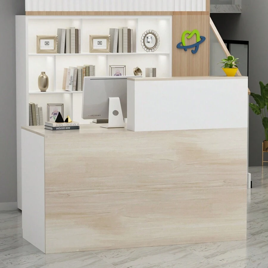 Reception Counter Shop Counter With Lockable Drawers & Shelves, Front ...
