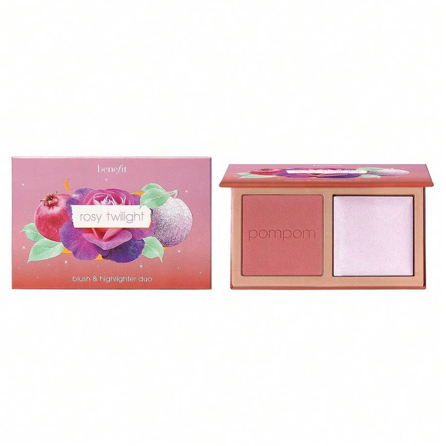 Benefit Make Blush & Highlighter Mini Duo Rosy Twilight(Pompom+Sugar ...