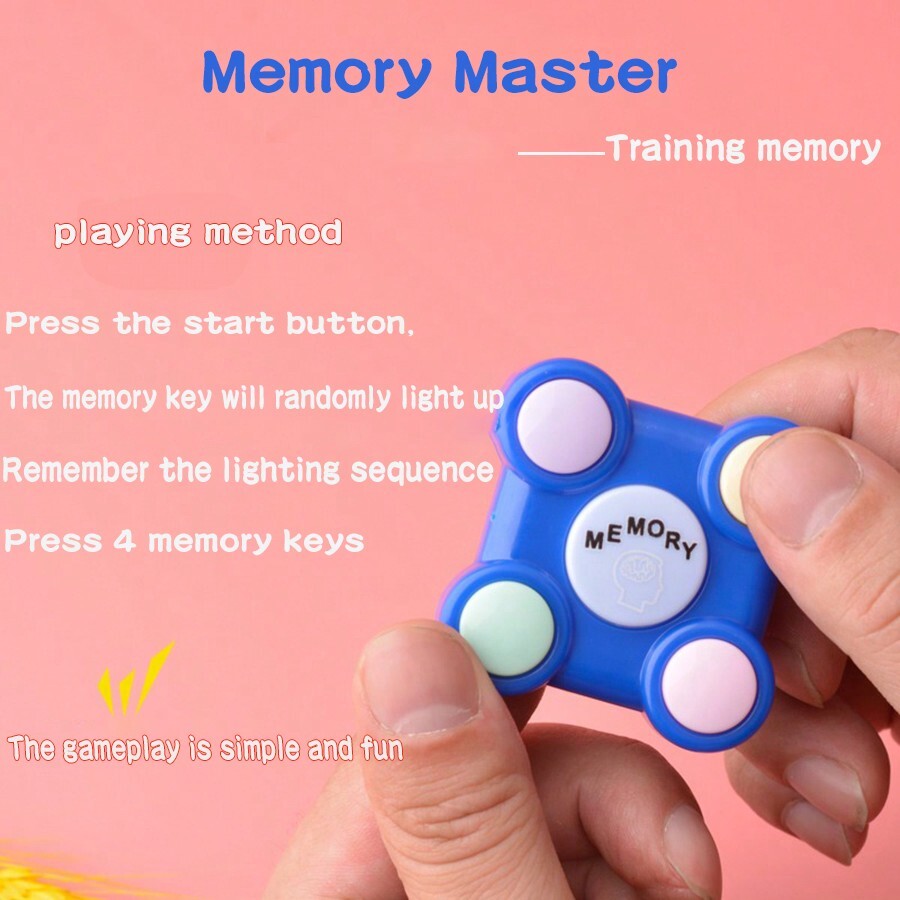 1pc Memory Master Square Handheld Game Console With Random Color ...