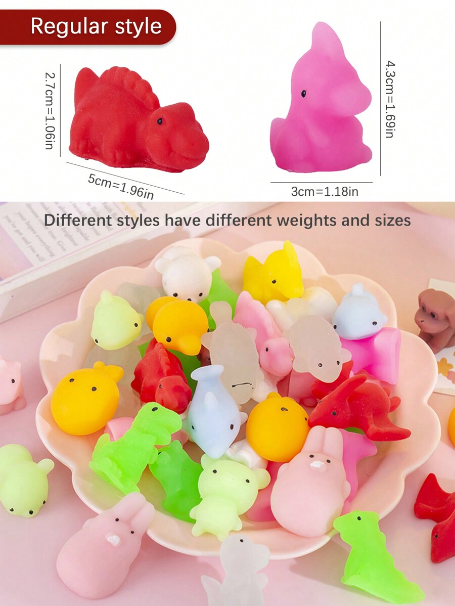 Christmas Decoration 1/6/12Pcs Mochi Squishies Kawaii Anima Squishy ...