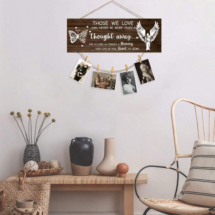 Memorial Picture Hanging Board, Sympathy Gifts For Loss Of Loved One ...