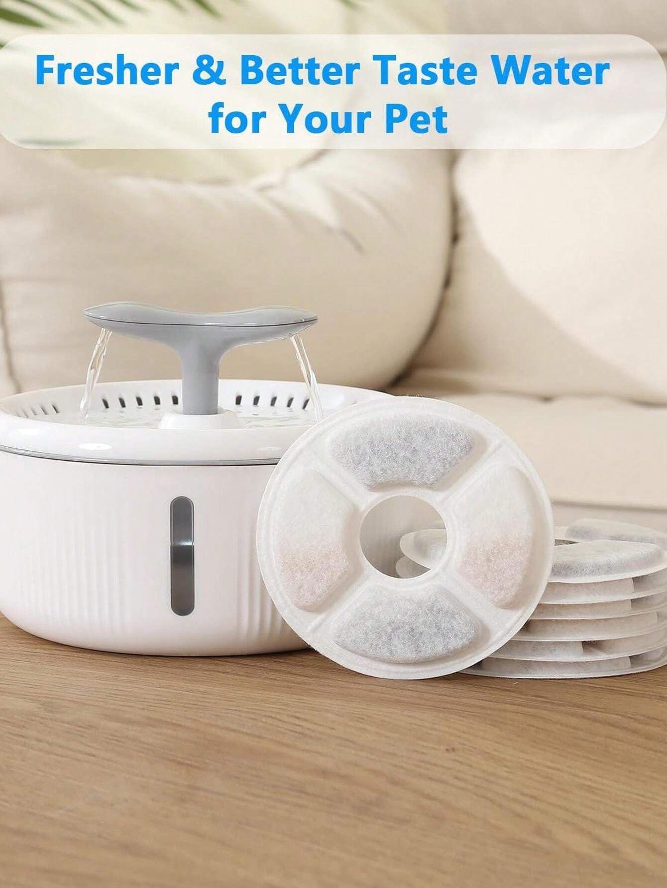 6pcs, 8pcs, 12pcs, 16pcs Pet Automatic Drinking Fountain Filter, Multi ...