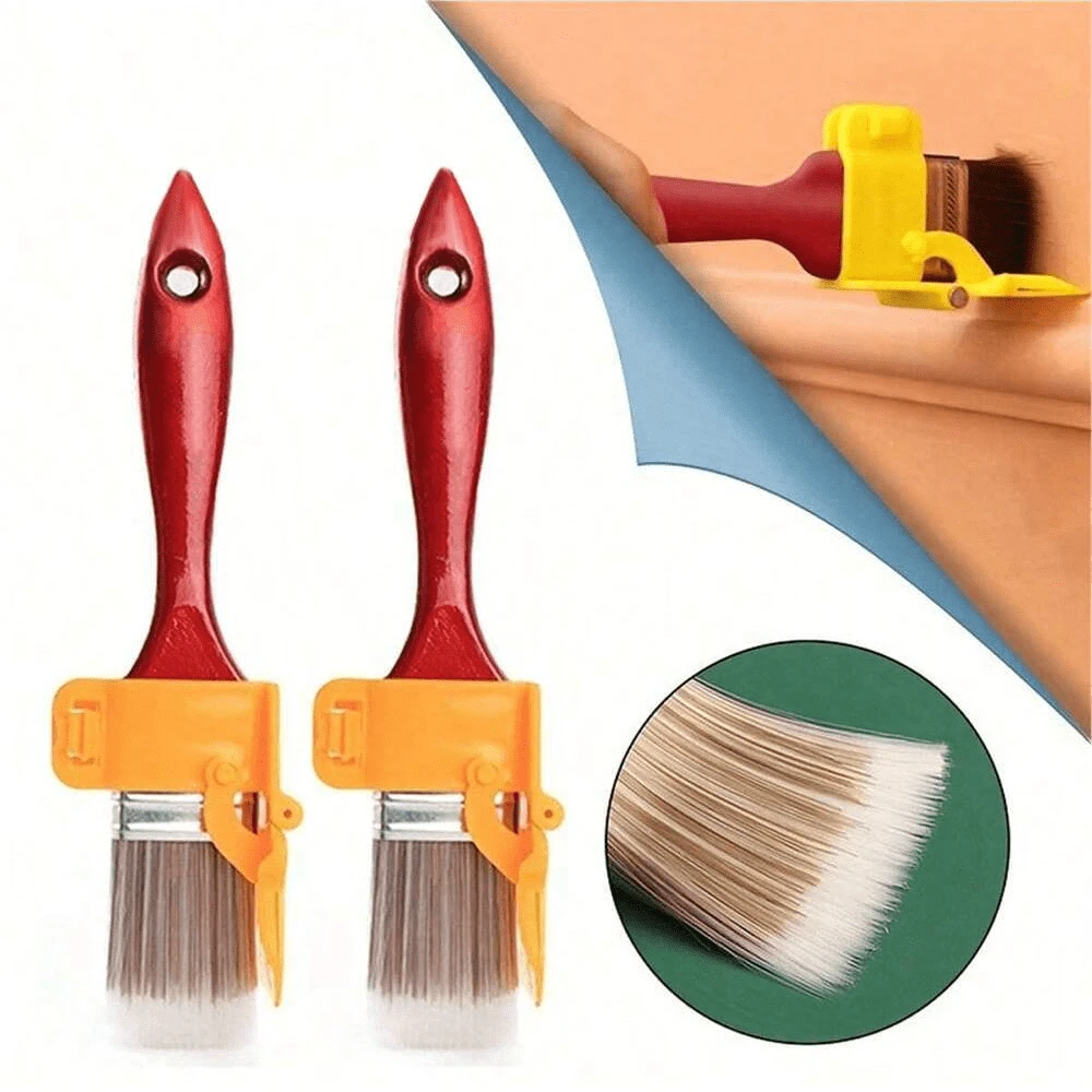 2-Pack Handheld Wall Inner Corner Color Separation Paint Brush With Jig ...