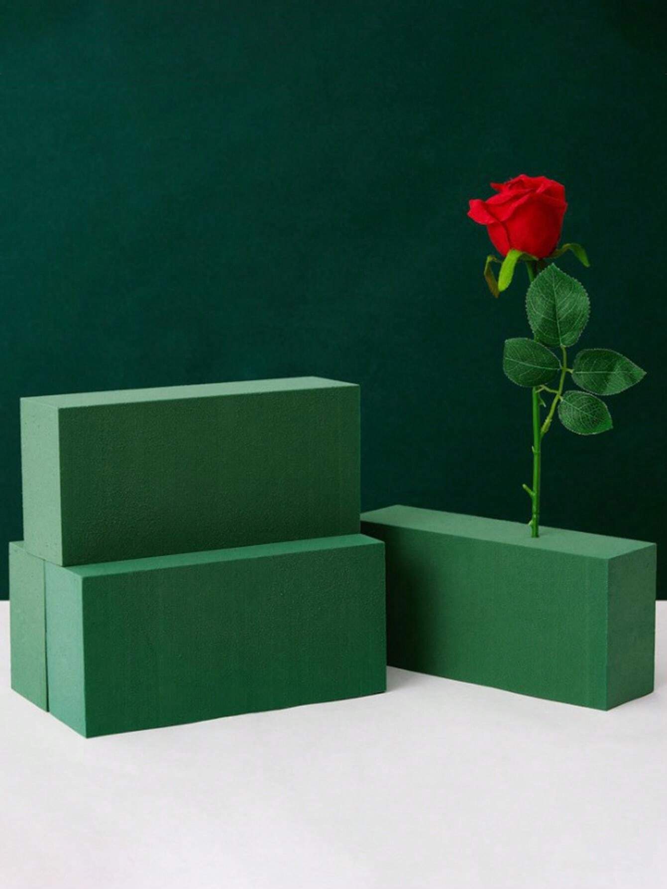 Foam Floral Blocks For Flower Arrangements - 1 Pack, Synthetic Resin ...