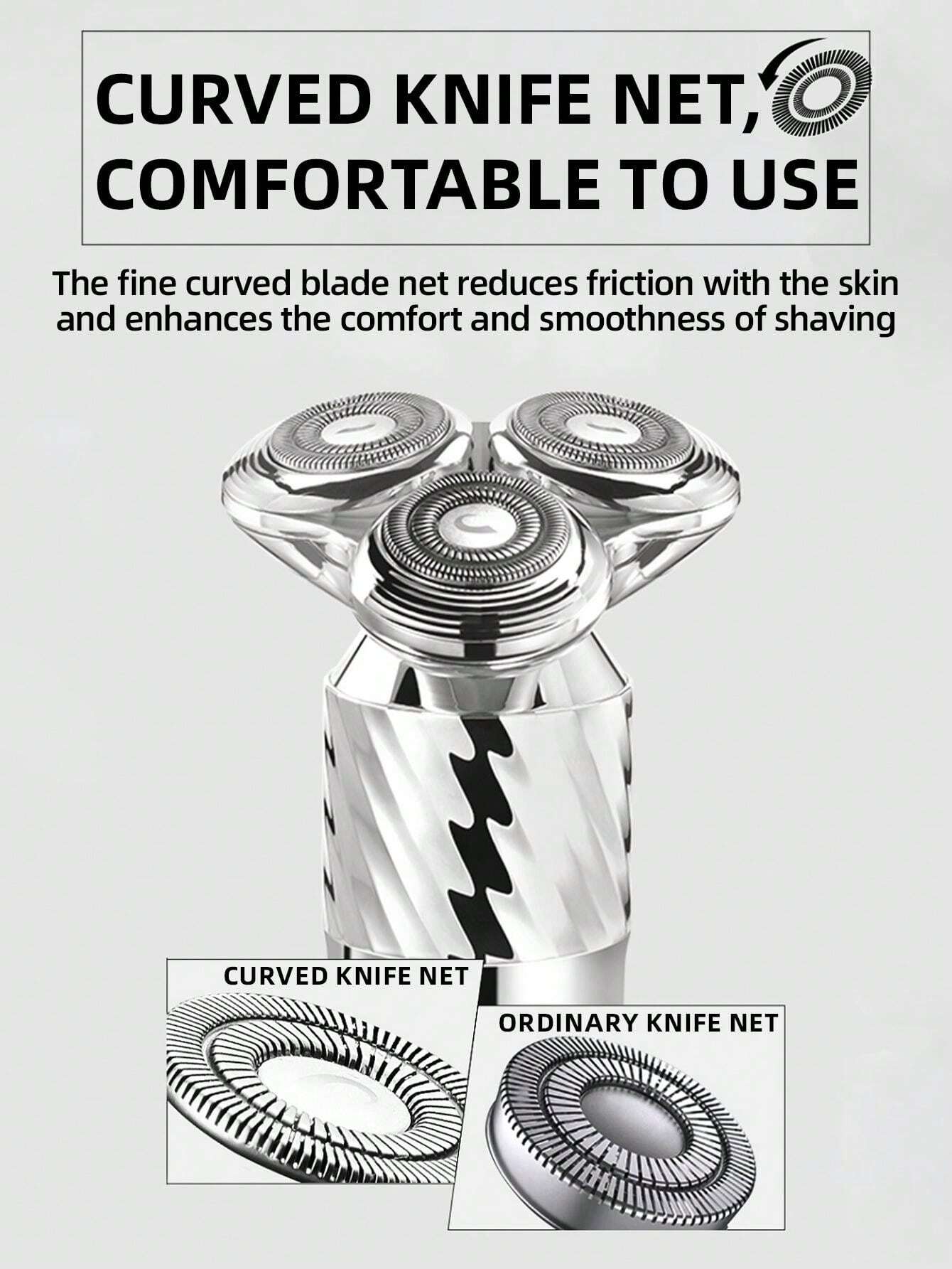 POVOS Men's Electric Shaver, Intelligent Induction, Whole Body ...