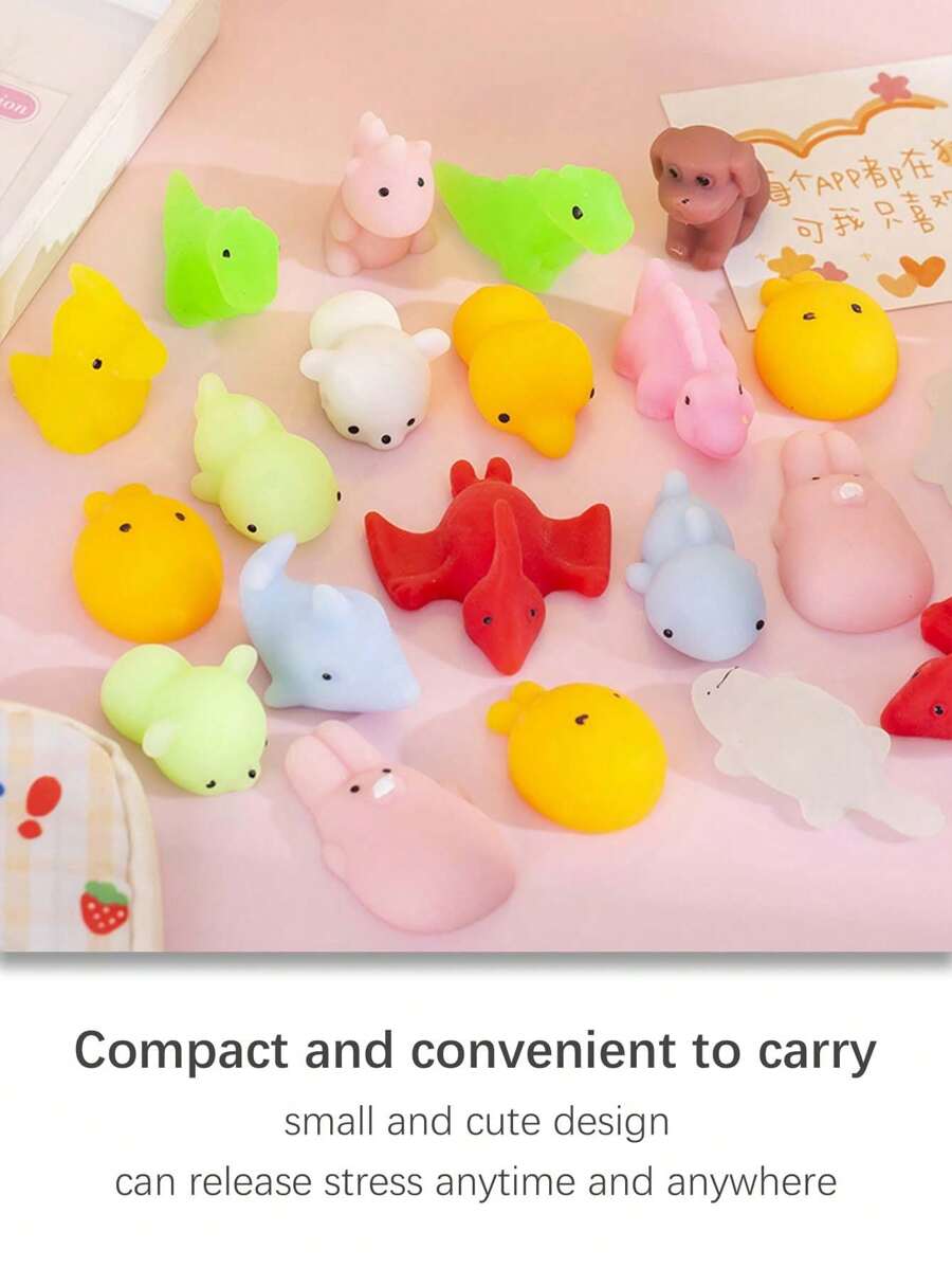 Christmas Decoration 1/6/12Pcs Mochi Squishies Kawaii Anima Squishy ...