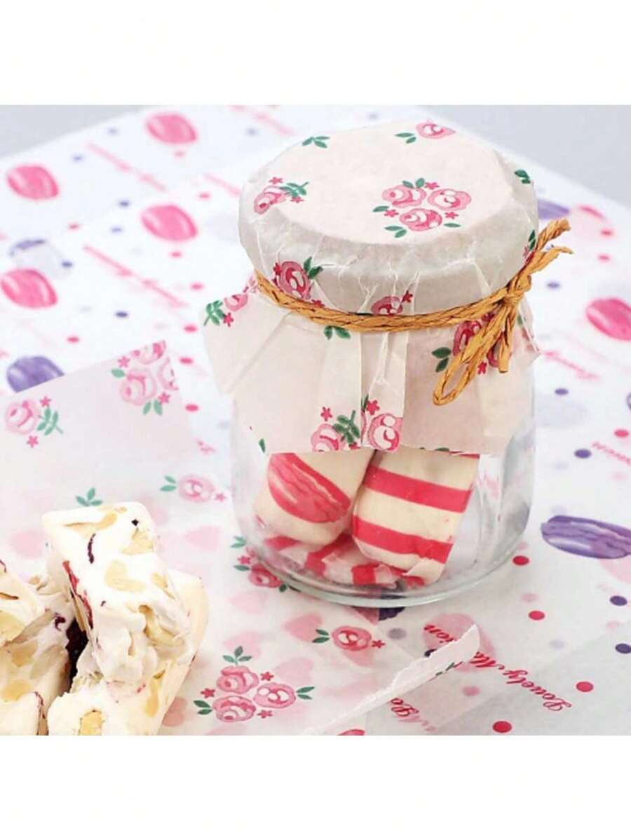 1set Of 50±5pcs Wax Paper, Disposable Food Wrapping Greaseproof Paper ...