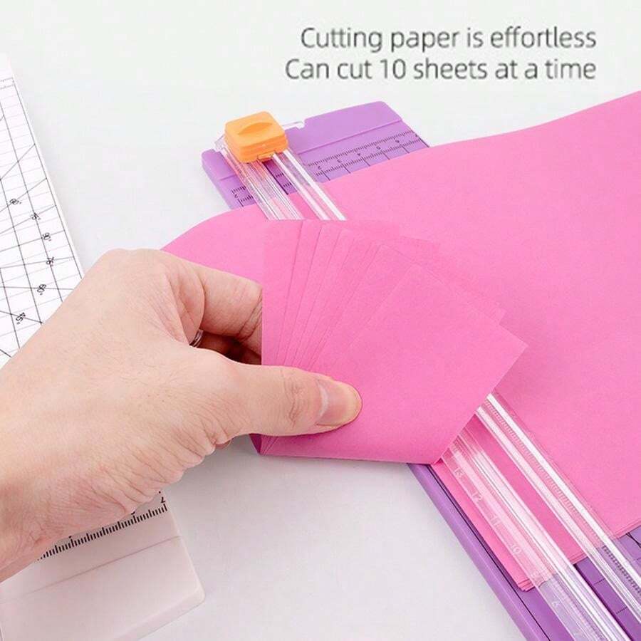 1pc Mini Paper Cutter With Blade Guard, For Photos And Paper Crafts ...