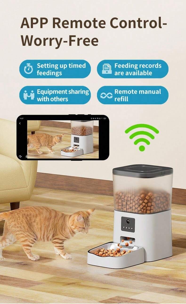Distributeur automatique de nourriture pour chats intelligents avec ...