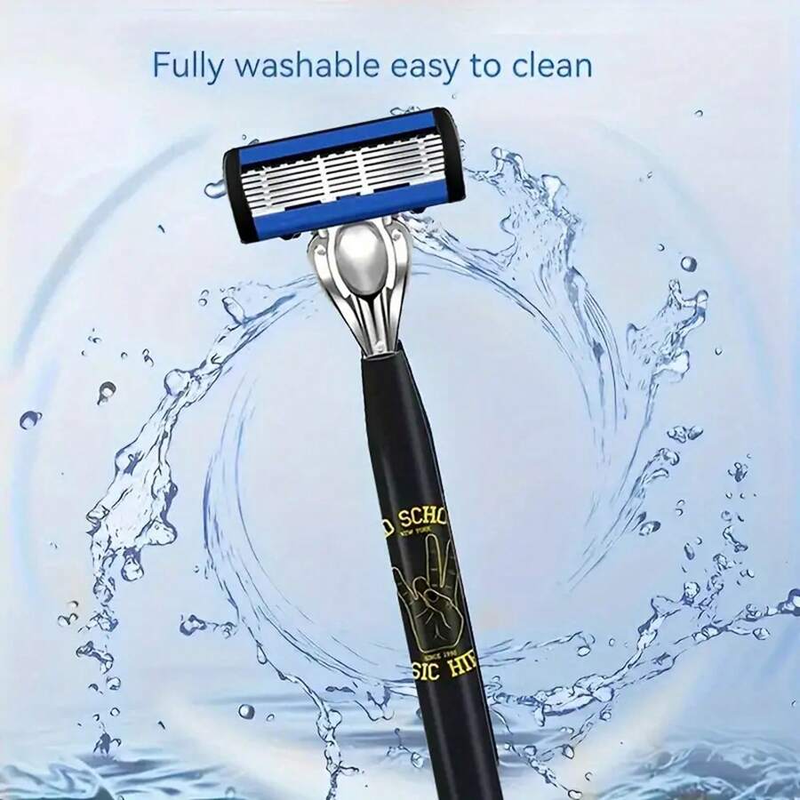 Raozr Clássico para Homens, Conjunto de Lâmina de Barbear Premium de ...