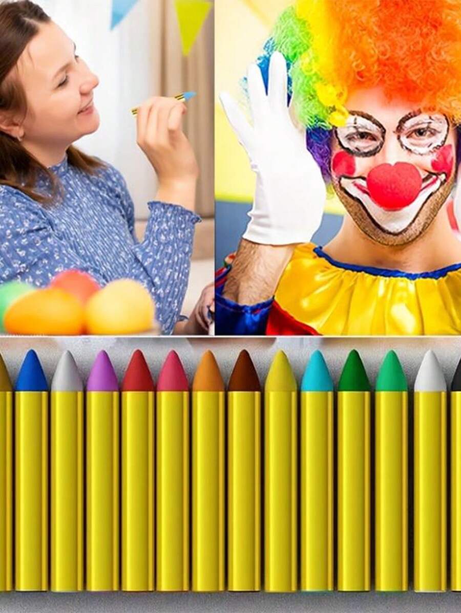16/28/36 Colors Face Painting Crayons - 16/28/36 Assorted Colors Body ...