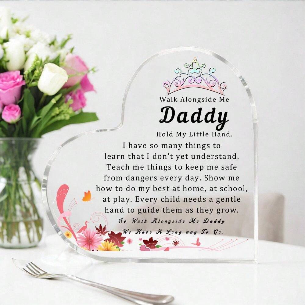 1 Pc Father Presents From Family And Friends Father's Day Heart-Shaped ...