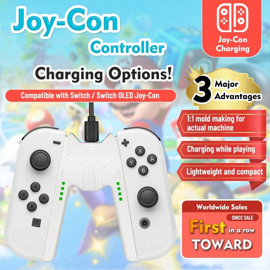 Joy-Con Charging Grip Switch Joy-Con Charging Grip Charges While ... Joy-Con Charging Grip Switch Joy-Con Charging Grip Charges While ...
