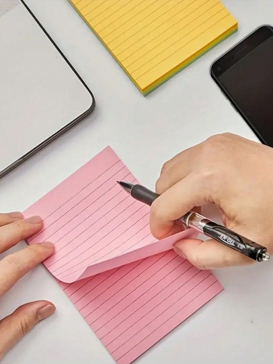 Jumbo Ruled Notepads - 4x6 Inches, 9-Pack Assorted Bright & Pastel ...