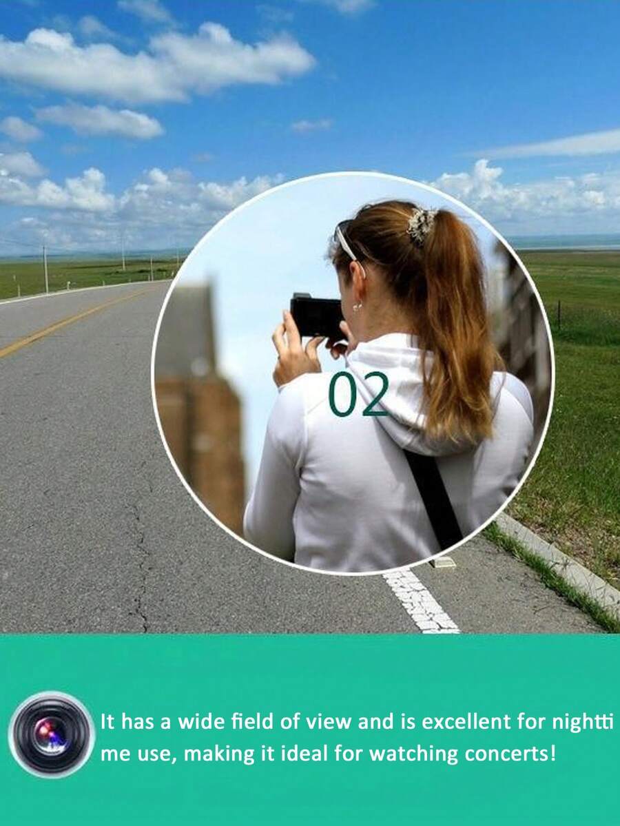 8x Mobile Phone External Universal High-Definition External Camera Lens ...