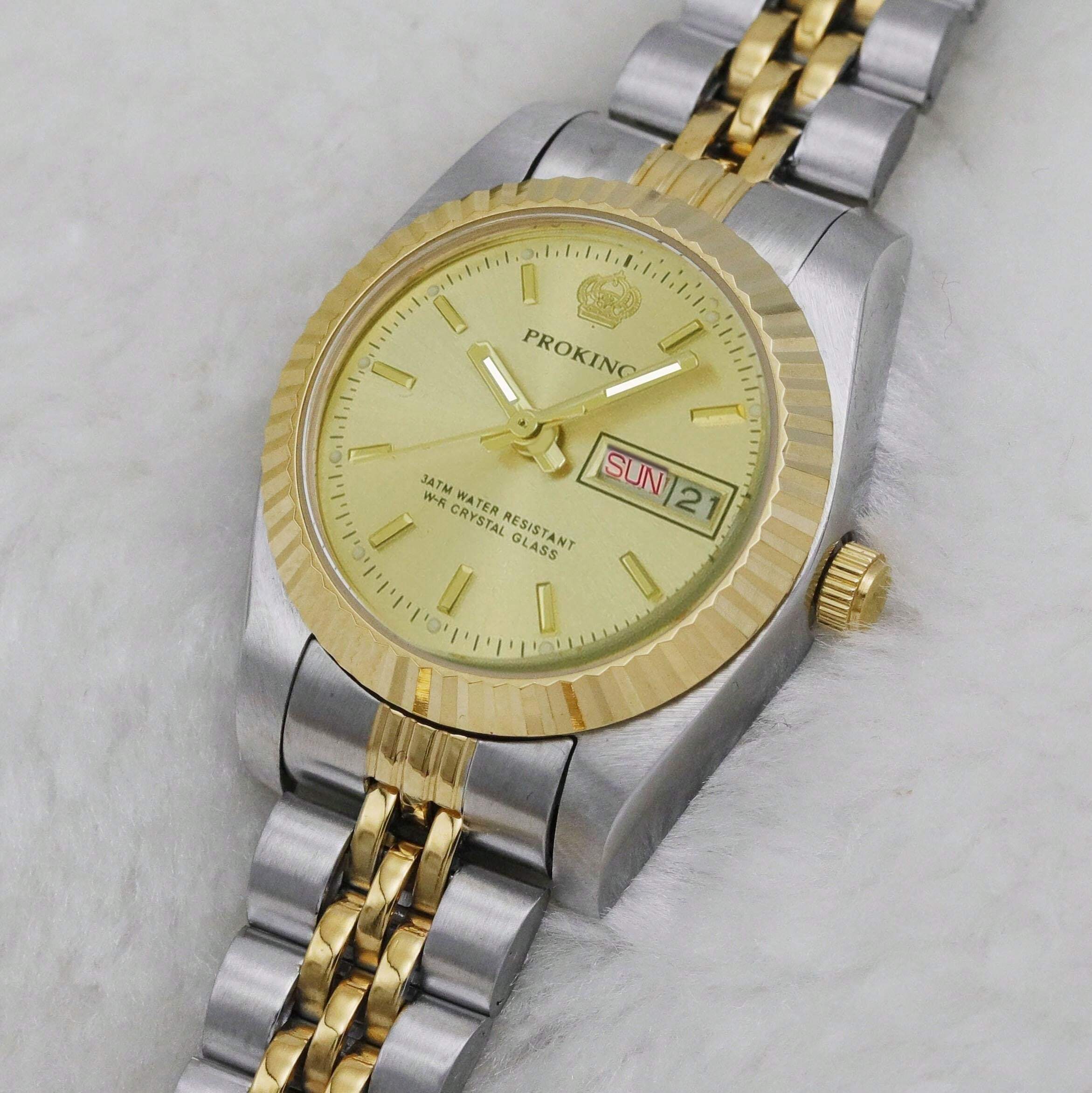 100% Authentic PROKING Crown Women's Watch, Waterproof Business Quartz ...