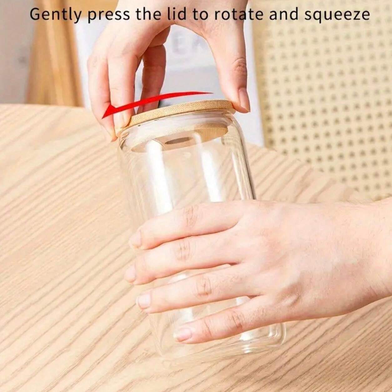 1pc, Initial Glass Cup, Monogrammed Gifts For Women, 16 Oz Glass Cups W ...