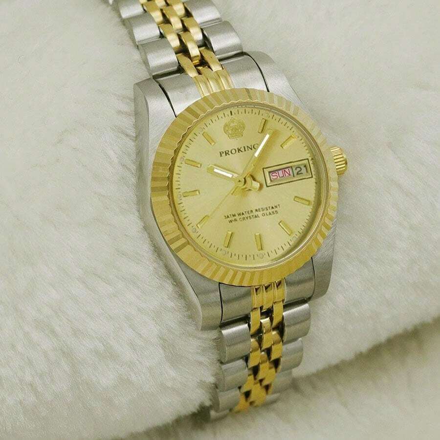 100% Authentic PROKING Crown Women's Watch, Waterproof Business Quartz ...