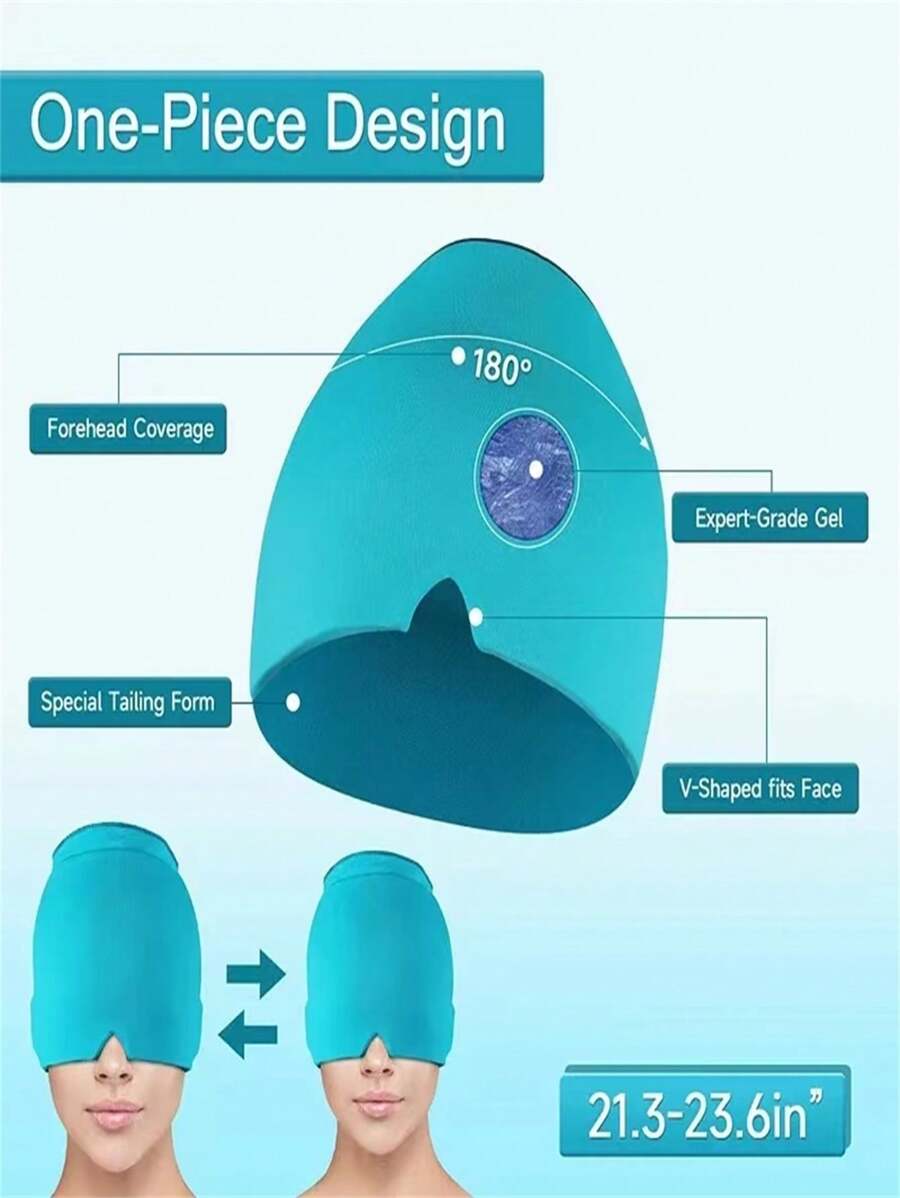 Atualizado dor de cabeça enxaqueca alívio boné gel terapia quente e ...
