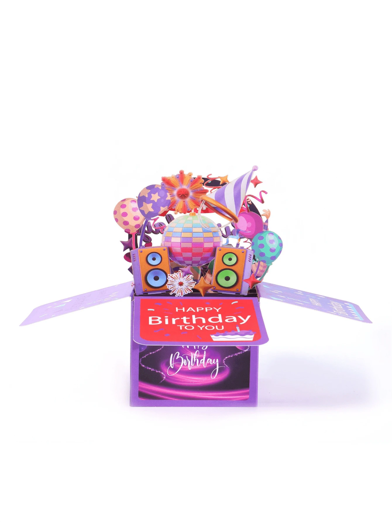 New Design HAPPY BIRTHDAY 3D Birthday Cube Creative Handmade Gift Box ...