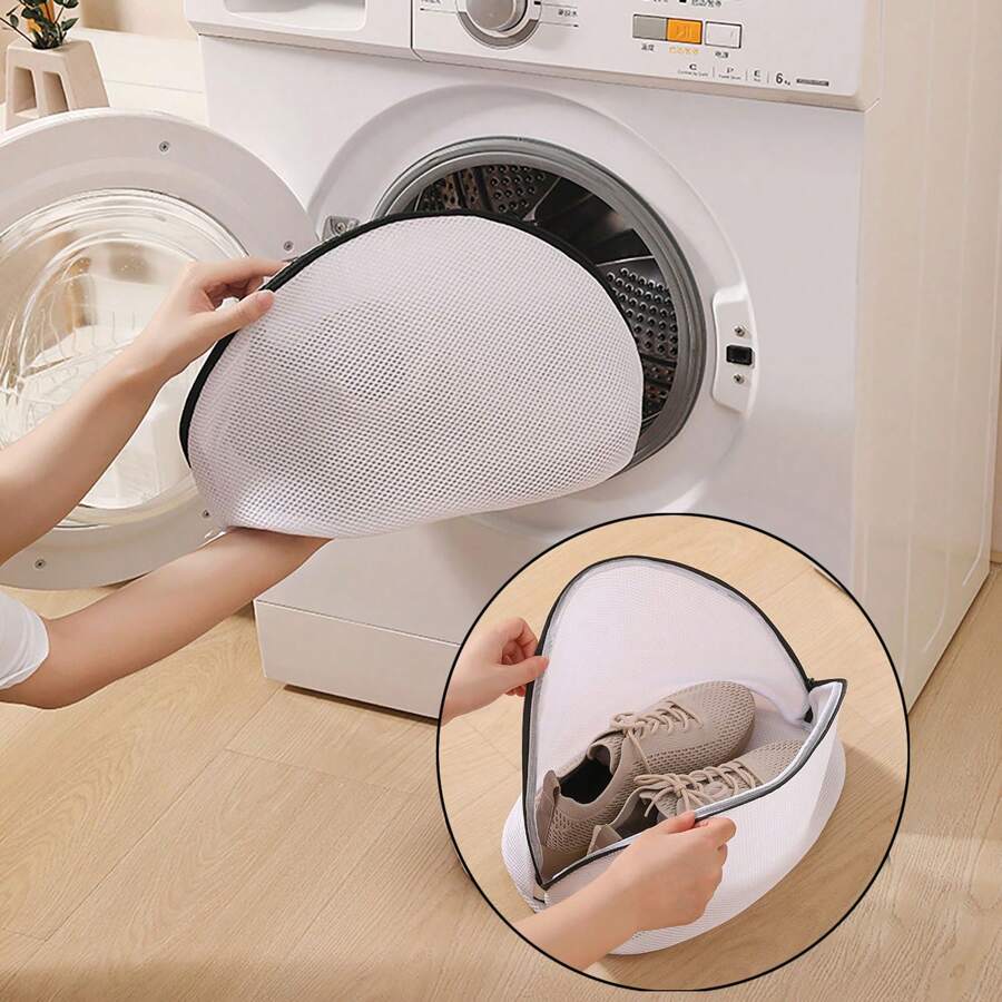 1pc Mesh Laundry Bag For Shoes & Sneaker, Durable Travel Shoe Bag For ...