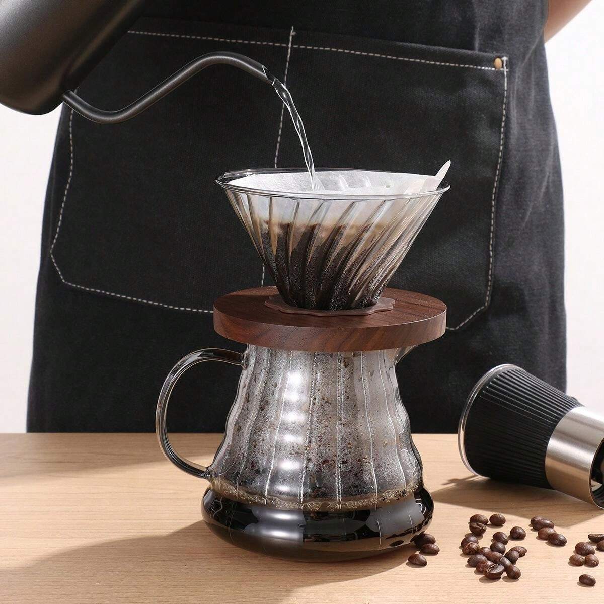 Coffee Filters V60 Cone Paper White 100pcs Coffee Filters Unbleached ...