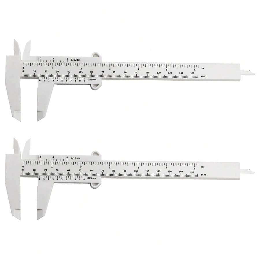 Vernier Calipers 150mm/6" Plastic Vernier Caliper 2 Pcs, Calipers ...