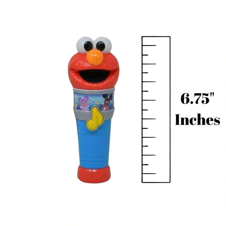 Sesame Street Sing With Me Lights & Sound Microphone Activity Toy, Elmo ...