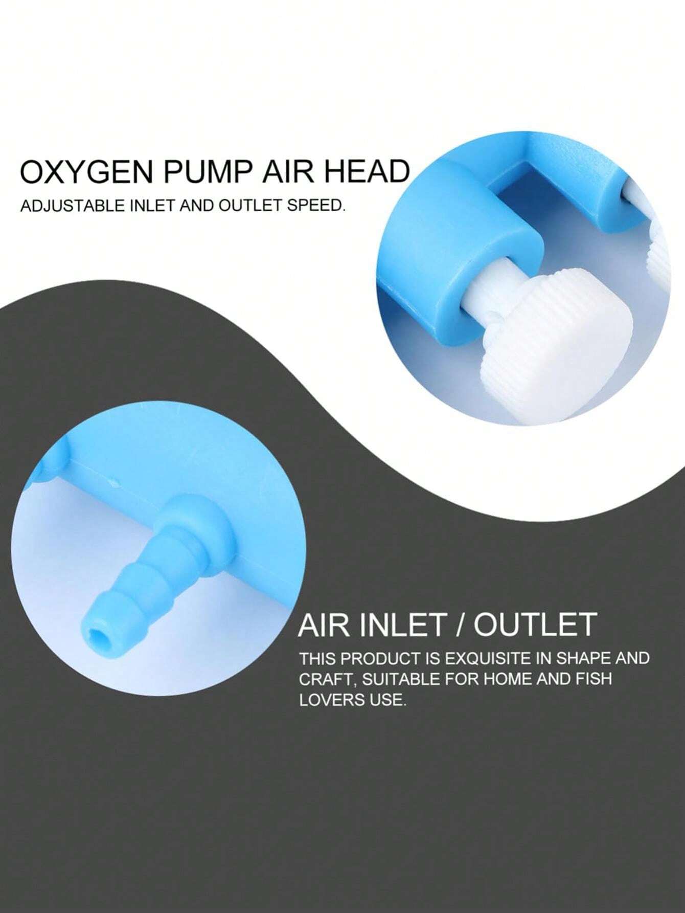 1pc Fish Tank Plastioc Air Flow Splitter,Aquarium Air Valve,Blue ...