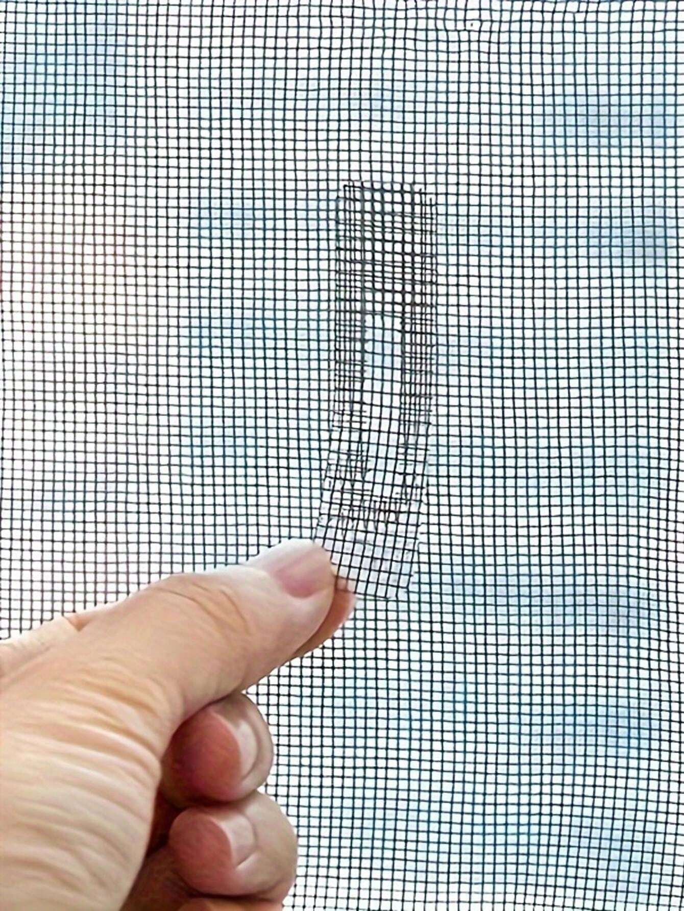 50pcs-Black Door And Window Screen Repair Patches, Adhesive Repair Kits ...