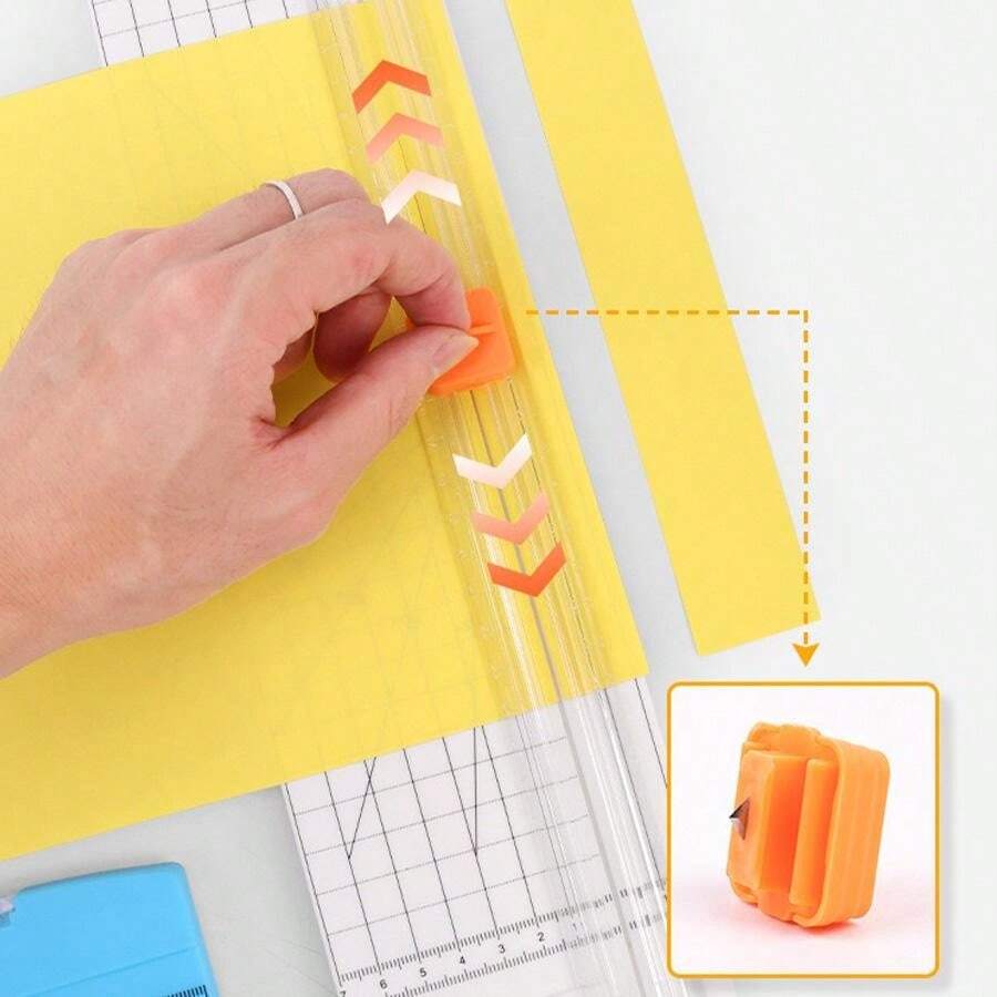 1pc Mini Paper Cutter With Blade Guard, For Photos And Paper Crafts ...