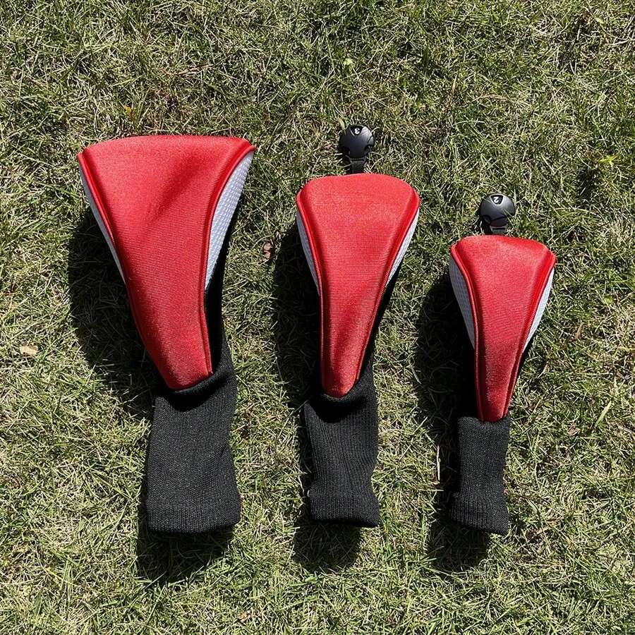 Golf Club Head Covers For Driver Fairway Wood And Hybrid, Headcovers ...
