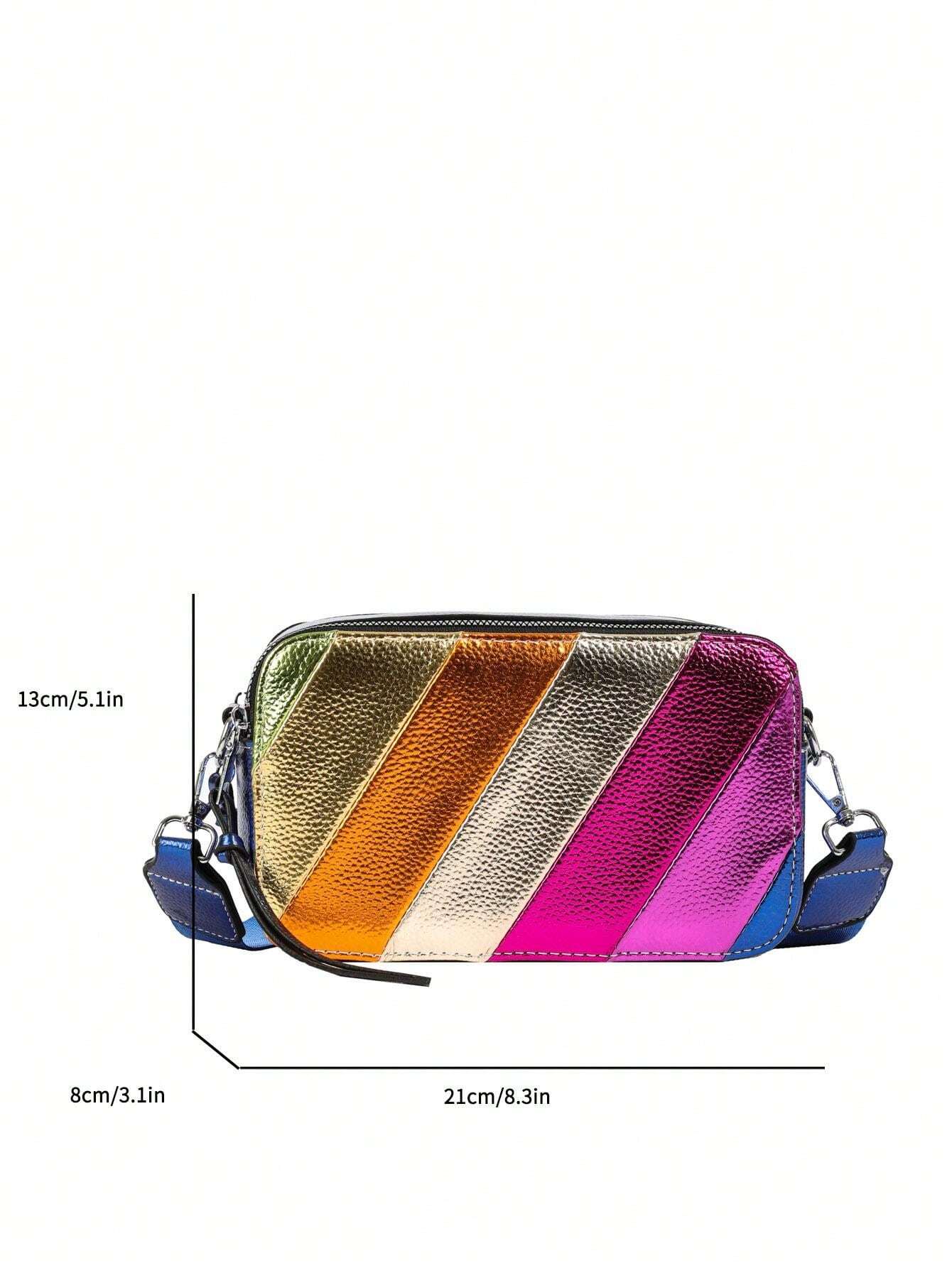 2024 New Fashionable Dopamine Color Matching PU Material Camera Bag ...