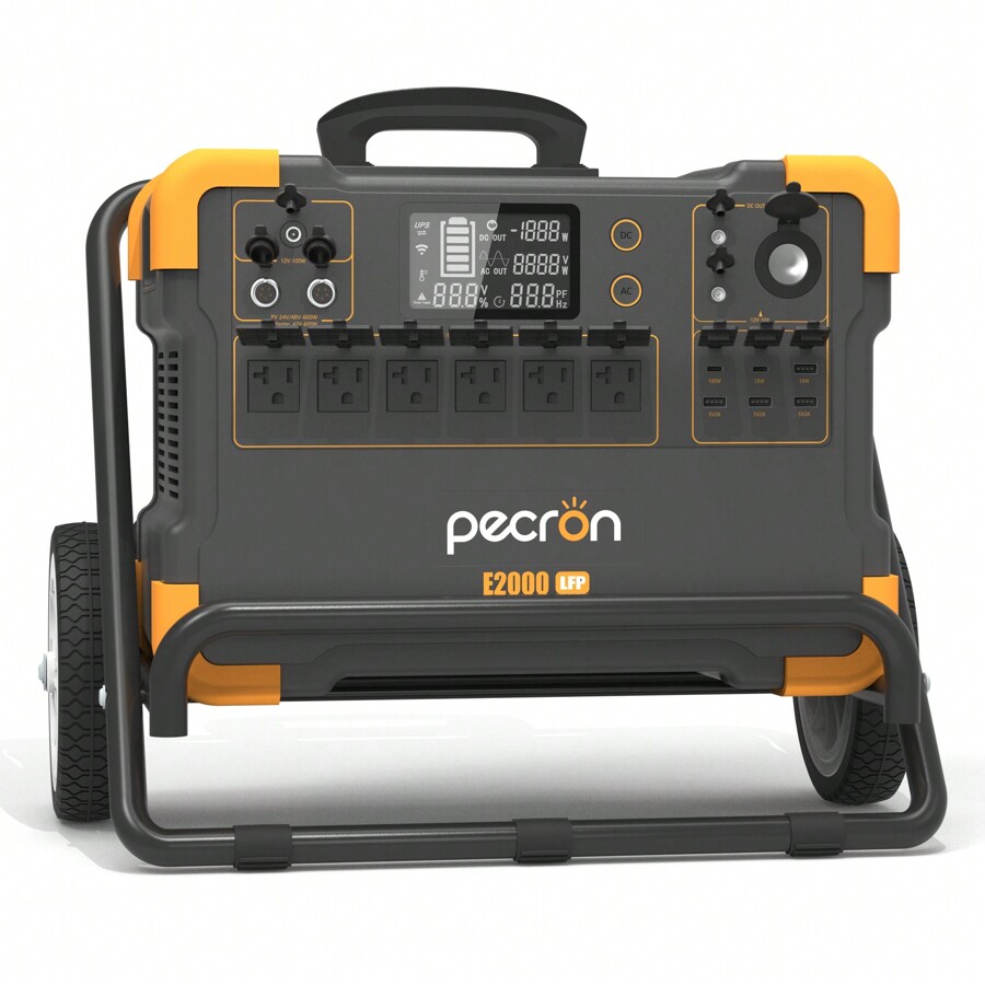 PECRON E2000LFP 1920Wh/2000W Portable Power Station AC Outpots Portable ...