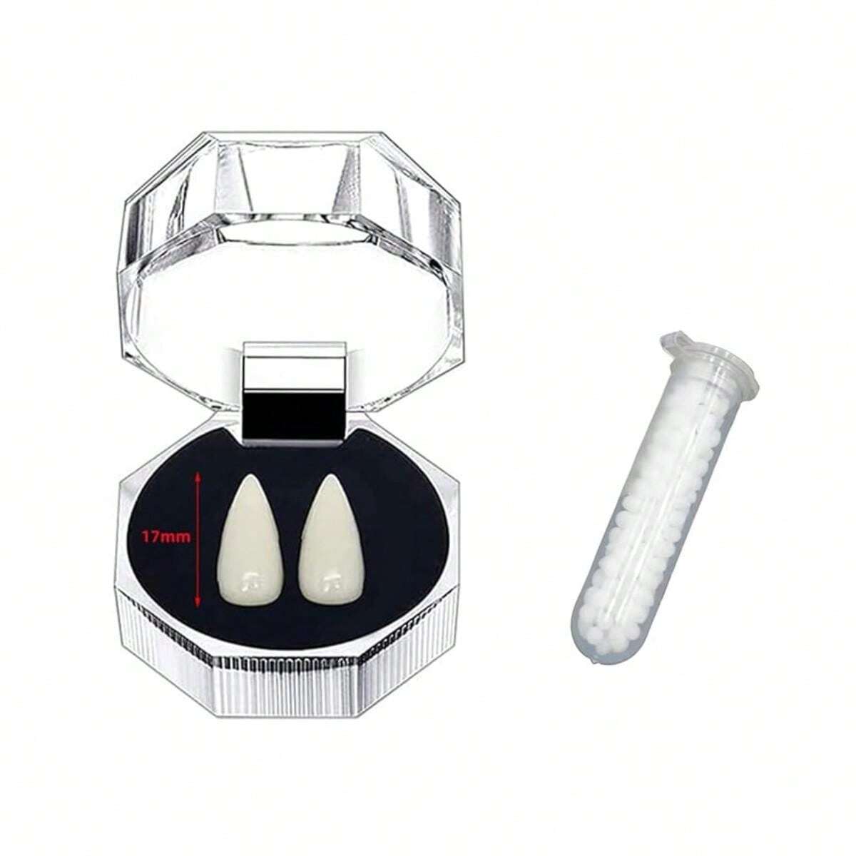 Vampire Teeth Fangs Horror Vampire Dentures Horror Resin Dentures Anime ...