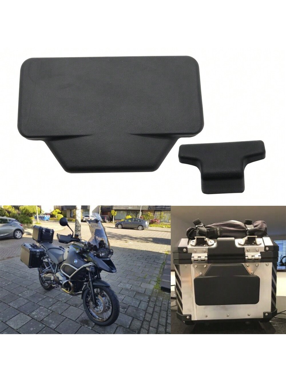 UNIVERSAL Mootorcycle Accessories Passenger Backrest Back Pad Rear ...