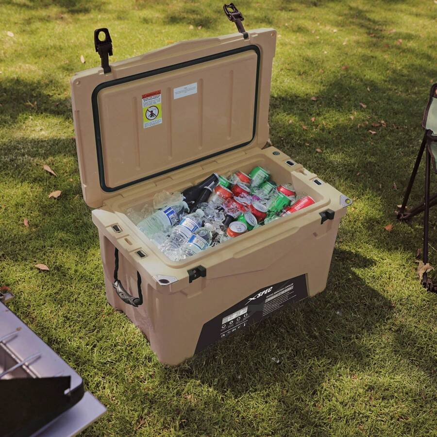 Xspec 60 Quart Roto Molded High Performance Ice Chest Outdoor Cooler ...