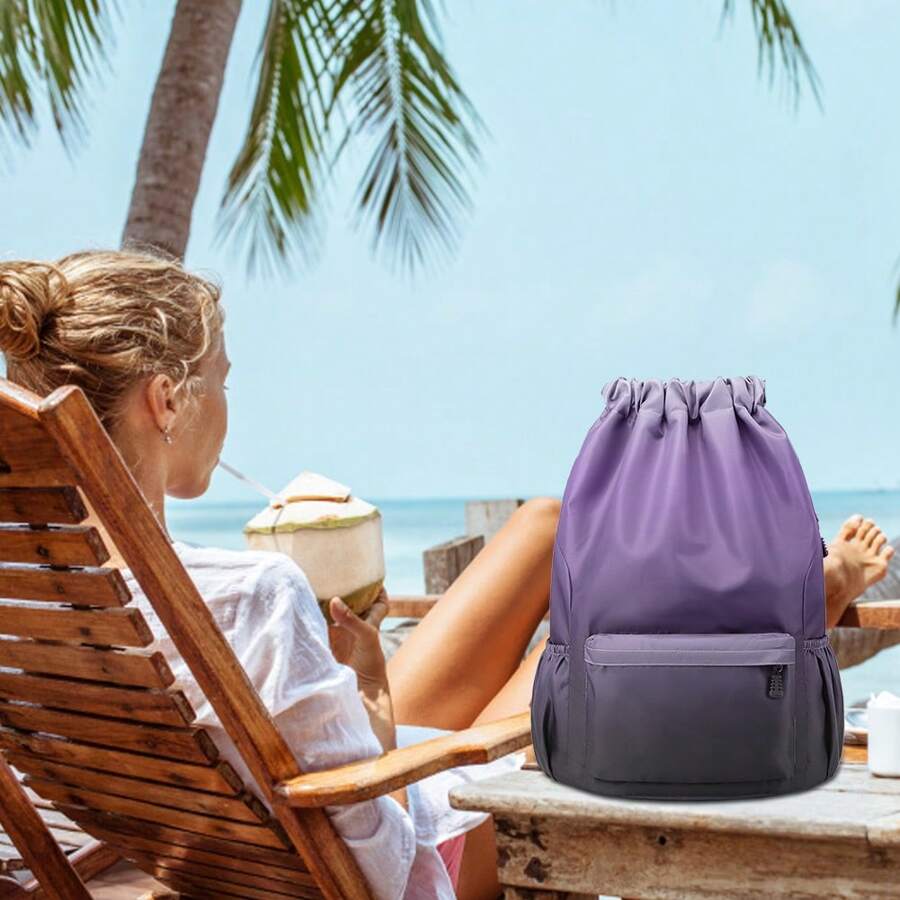 25L Drawstring Gym Bags Waterproof Drawstring Bags Waterproof Sports ...