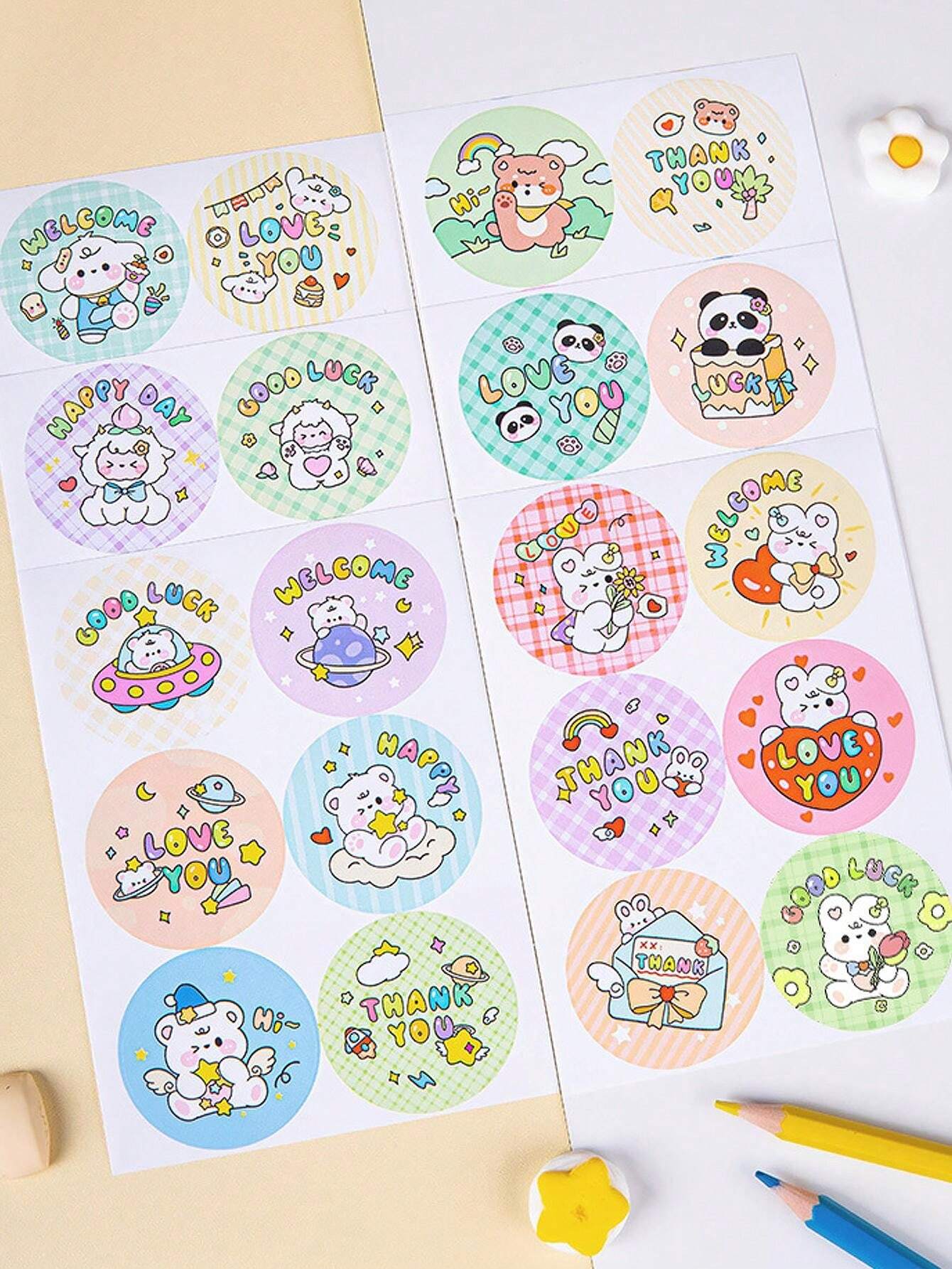 180pcs Cartoon Reward Stickers, Waterproof Educational Motivational ...