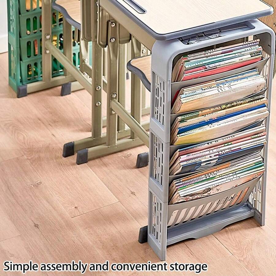 1pc Desk Organizer, High School & College Students Classroom Table Side ...
