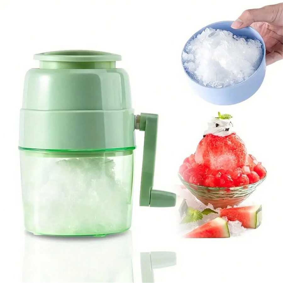 1pc Manual Ice Shaver For Restaurant, Crusher Hand-Cranked Ice Shaver ...