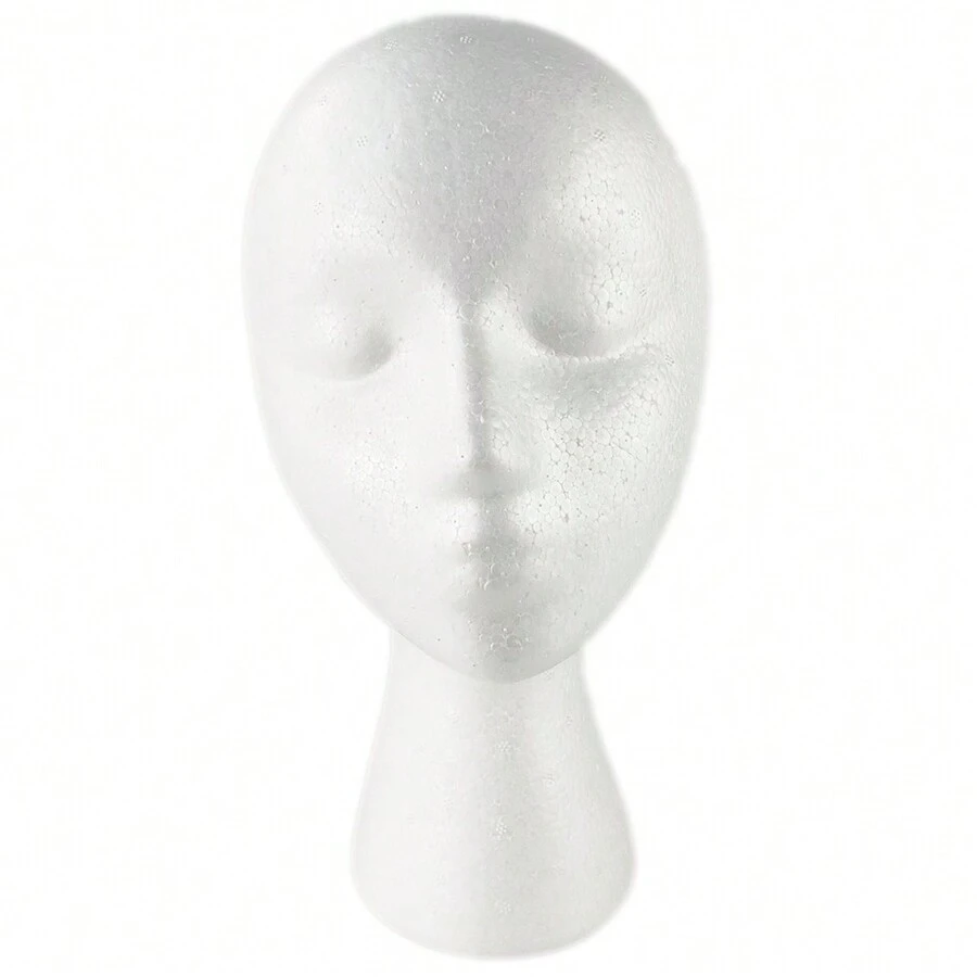 Foam Cosplay Model Head Mannequin Abstract White Foam Model Head ...