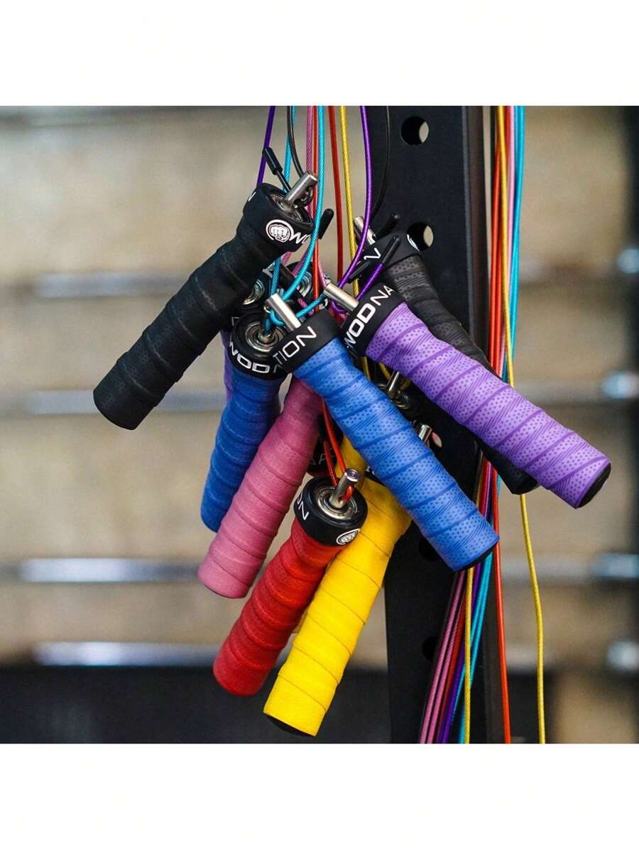 WOD Nation Attack Speed Adjustable Jump Rope : Unique Two Cable ...