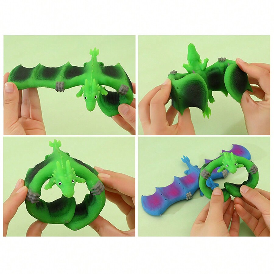 1pc Random Color Dinosaur Slap Bracelet, Fun Silicone Slap Ruler ...