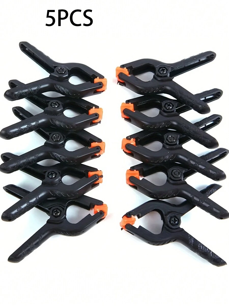 5pcs Spring Clip Plastic Nylon Jig With Strong Anti-Rust Spring, Heavy ...