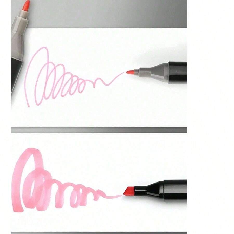 48/24 Color Alcohol Based Markers, Dual-Ended Drawing Markers Set ...