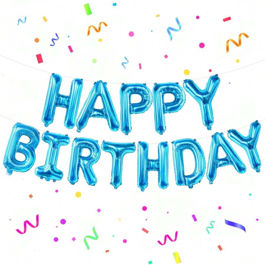 Balões de Feliz Aniversário de 16 Polegadas, Faixa de Feliz Aniversário ...