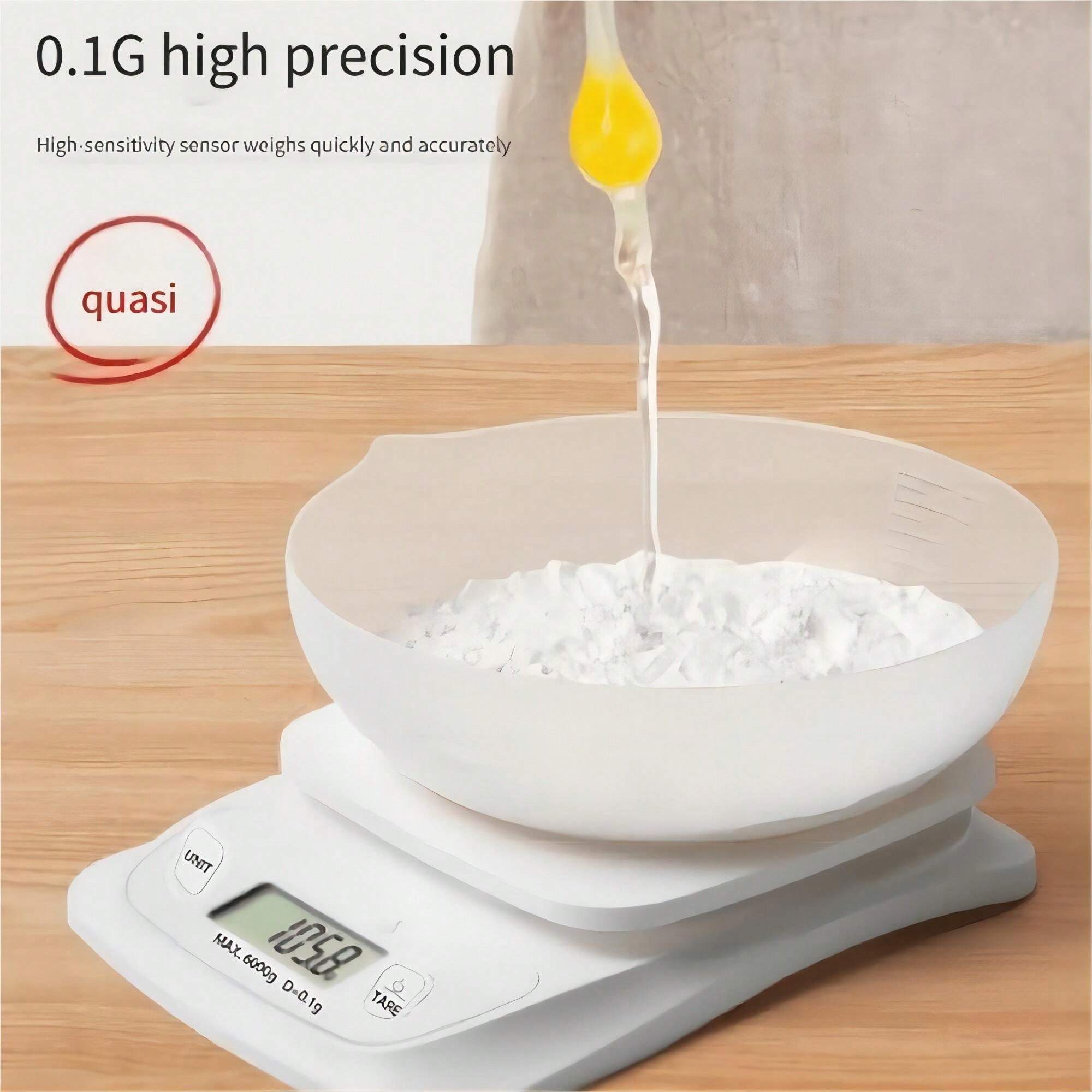 One LED Household Kitchen Scale, Suitable For Kitchen Baking Room Cake ...